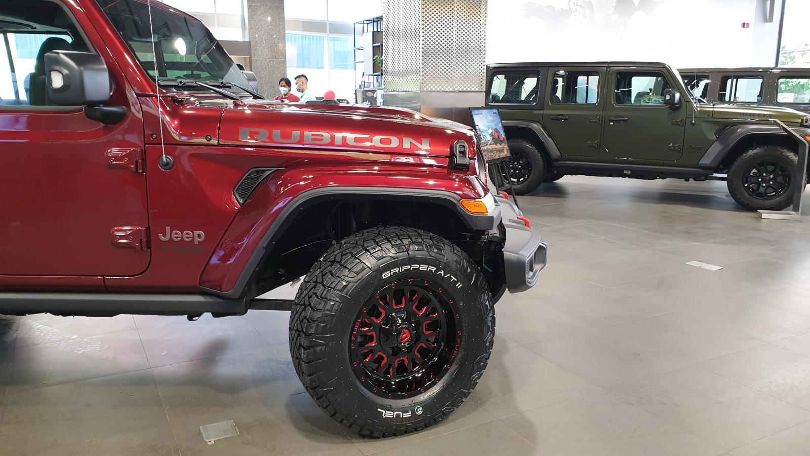 Jeep Wrangler Rubicon 4 cửa 2021 - Giá xe Jeep Wrangler Rubicon đỏ ruby ...
